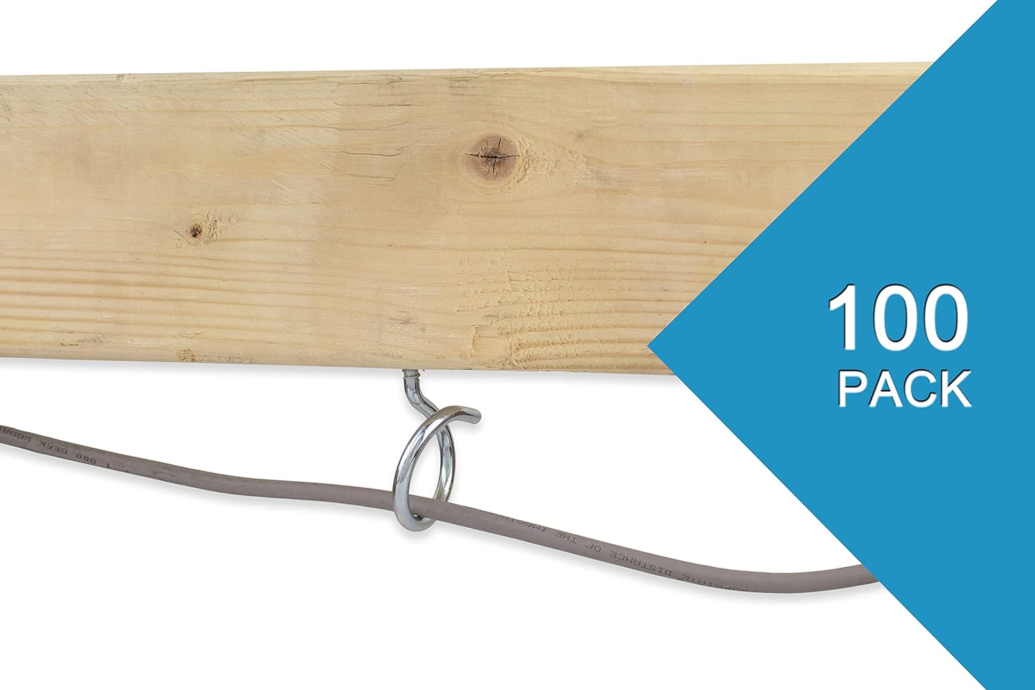 Cable & Wire Support Heavy Duty 1 1/4 Threaded Bridle Rings Wood Screw ...